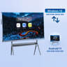 JYXCN Smart Board 86" 4K UHD, Interactive Touch Screen Whiteboard Calendar, Dual OS and Wireless ...